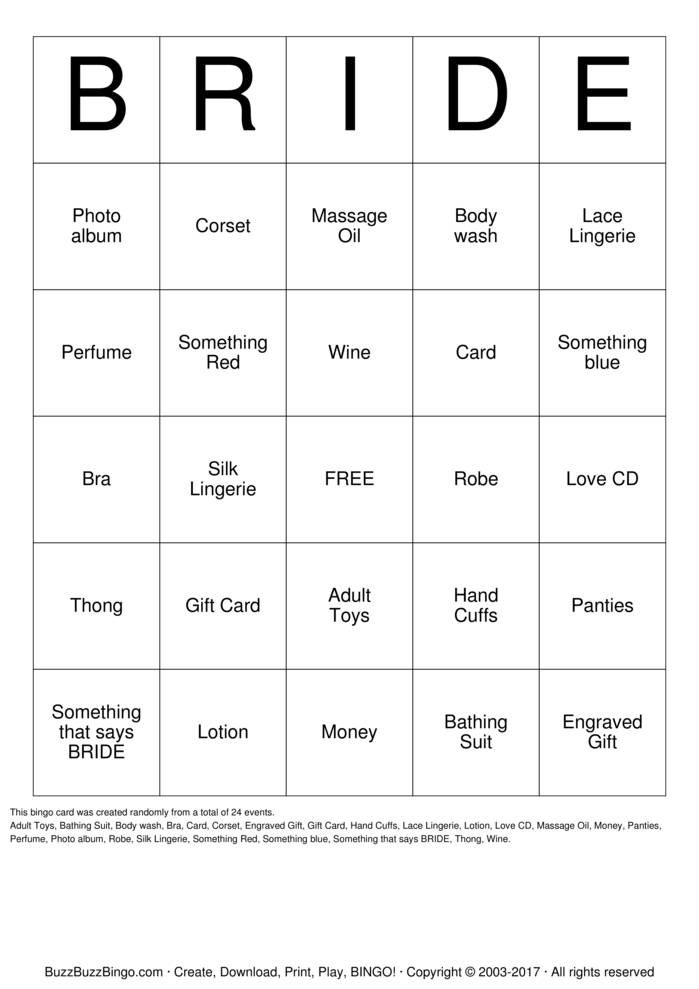 GIFT BINGO Bingo Cards to Download, Print and Customize!