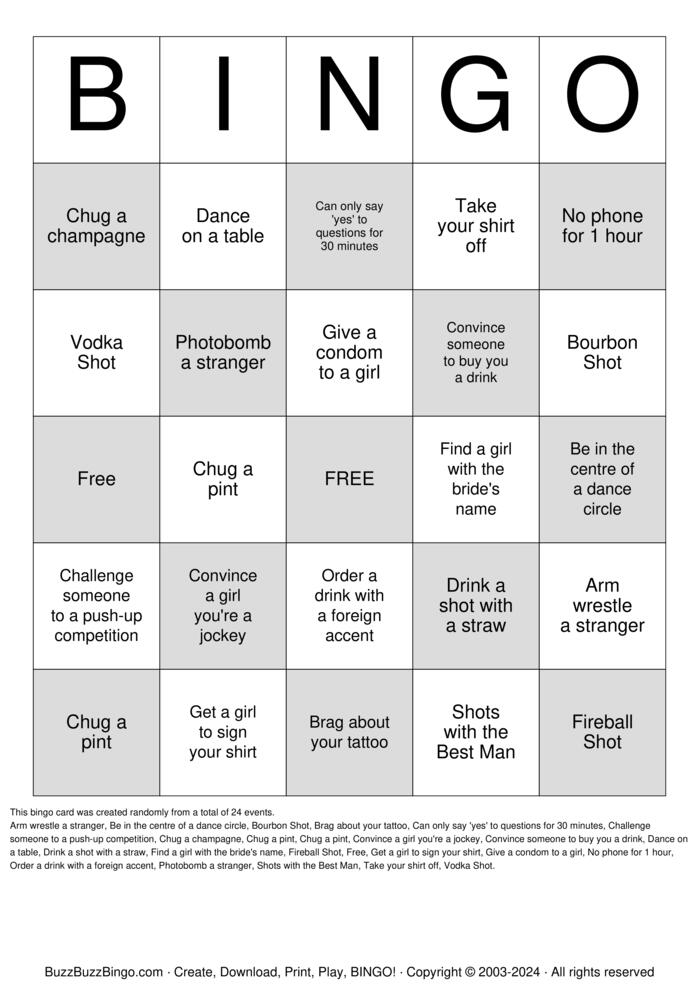 Chipsy's Bucks Bingo Cards to Download, Print and Customize!