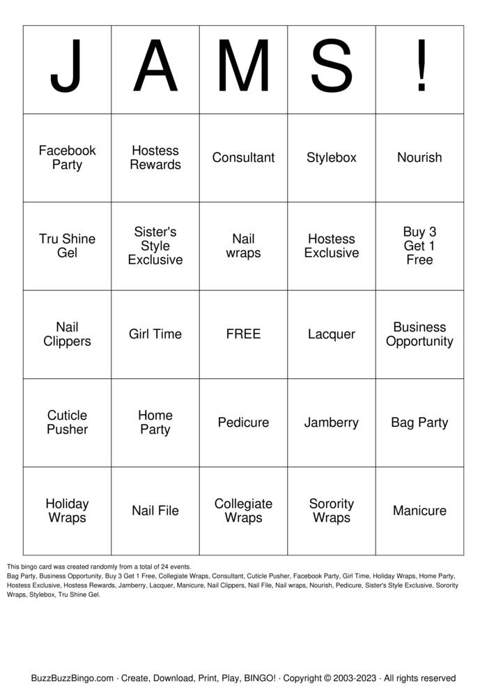 Custom Bingo Cards to Download, Print and Customize!