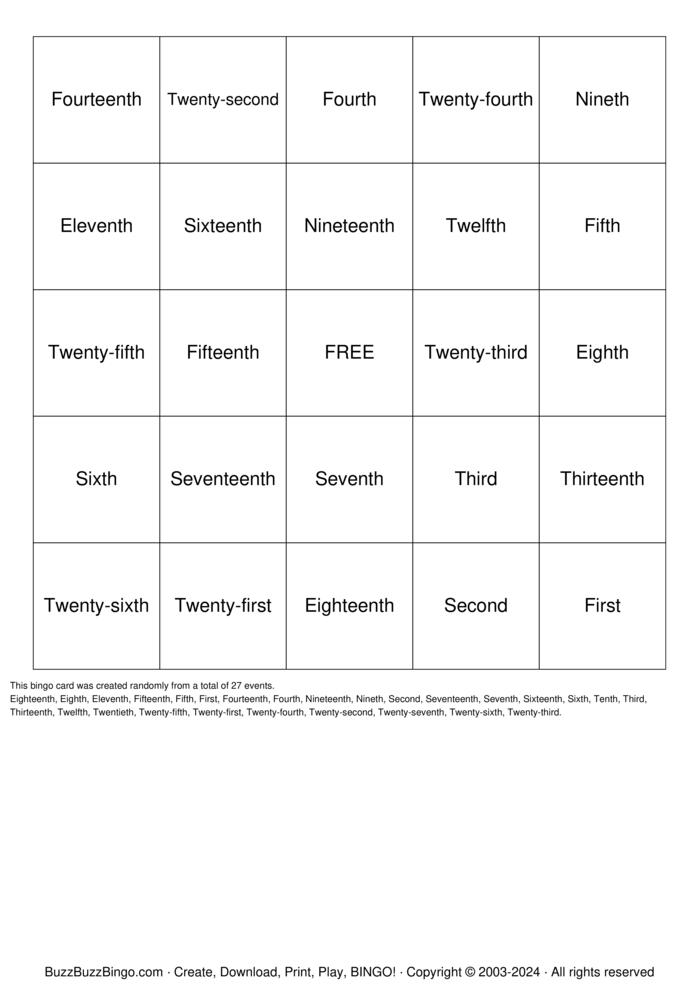 Literary Device Bingo Cards to Download, Print and Customize!