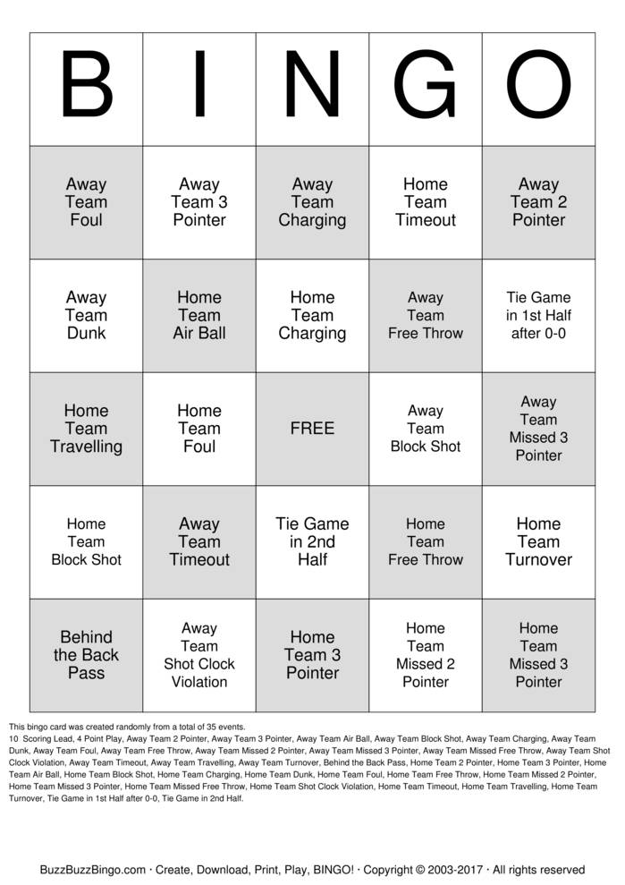 March Madness Bingo Cards to Download, Print and Customize!