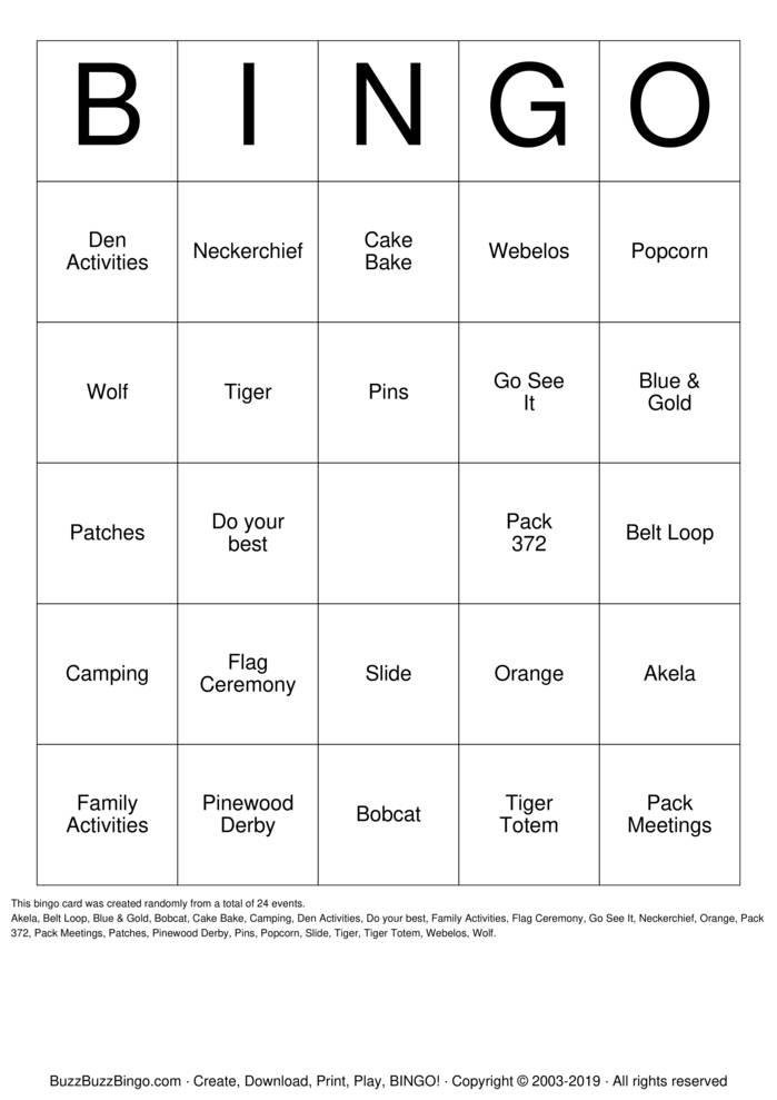 You're a Star! Bingo Cards to Download, Print and Customize!
