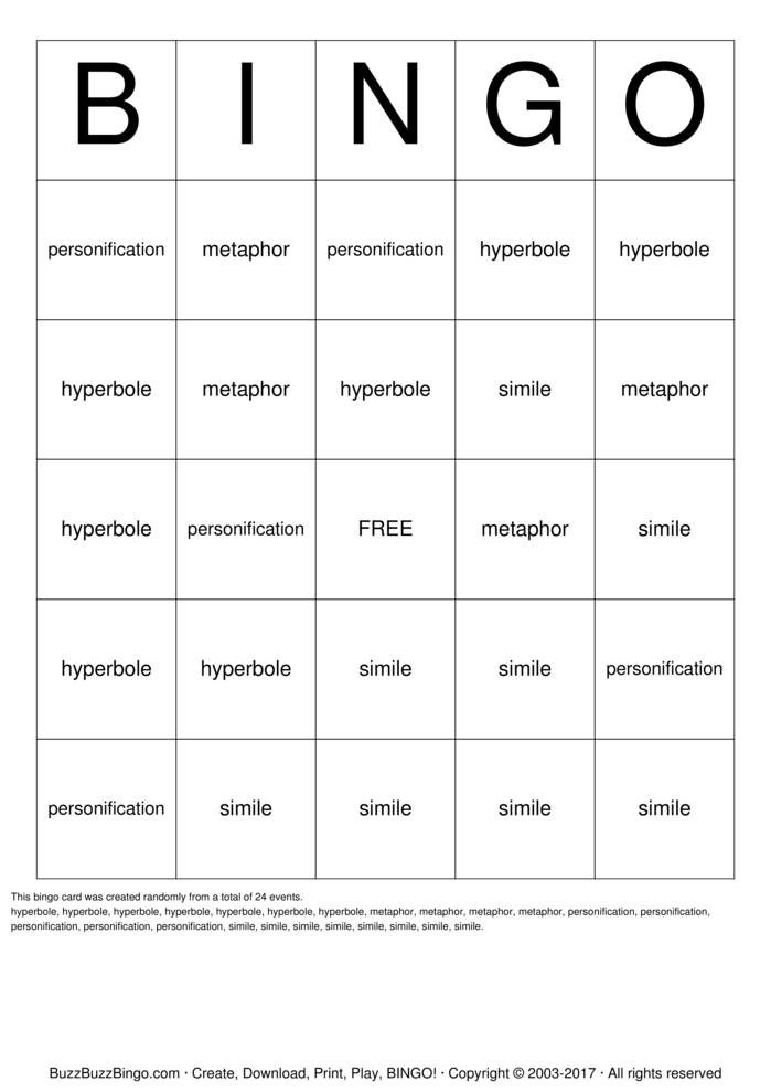 Outsider Bingo Cards to Download, Print and Customize!