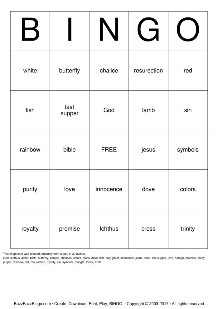Custom Bingo Cards to Download, Print and Customize!