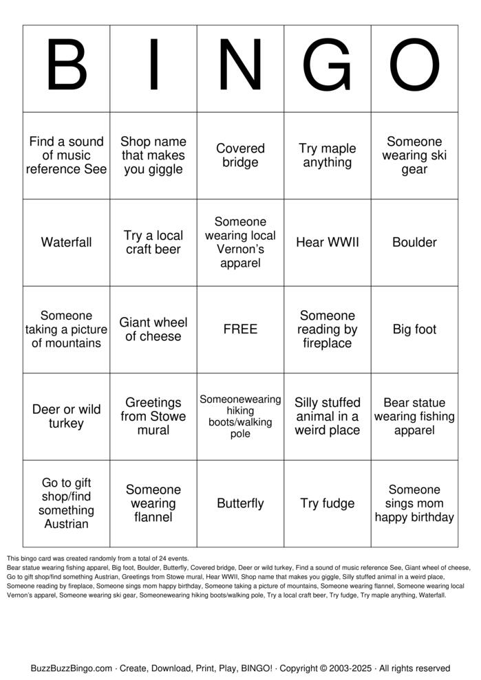 Custom Bingo Cards to Download, Print and Customize!