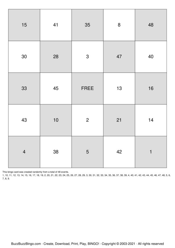 Numbers 1 48 Bingo Cards To Download Print And Customize numbers-1-48-bingo-cards-to-download-print-and-customize