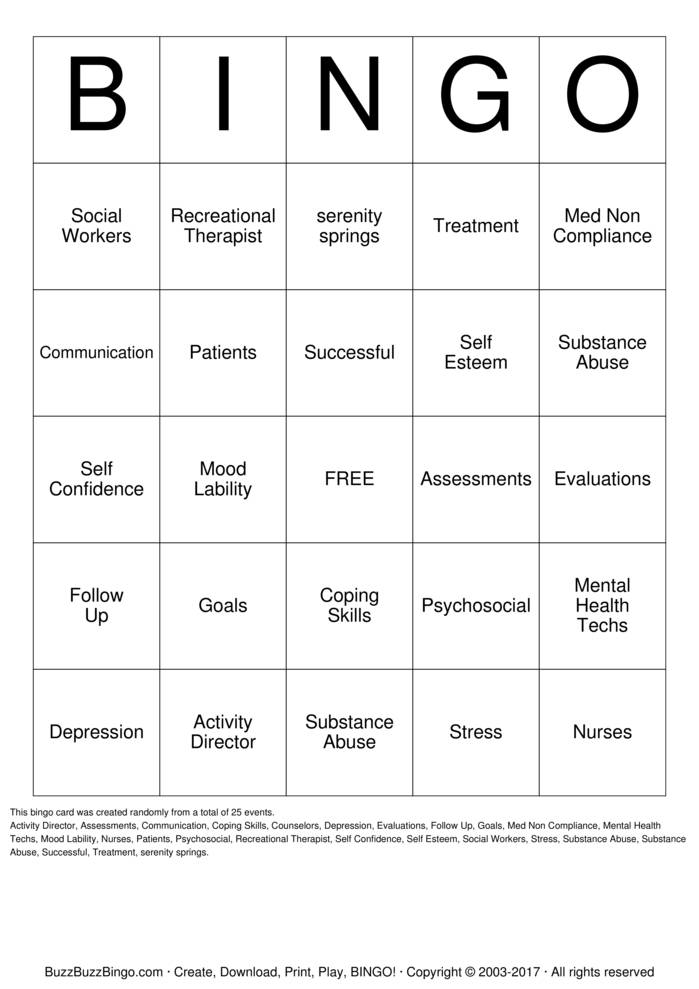 Self Confidence Bingo Cards to Download, Print and Customize!