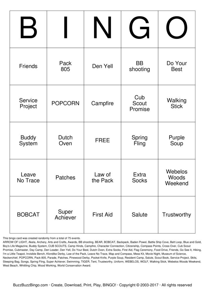 BLUE AND GOLD Bingo Cards to Download, Print and Customize!