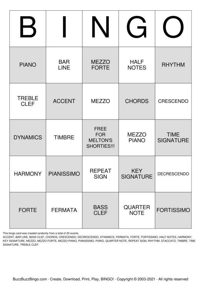 Vocabulary Bingo Cards to Download, Print and Customize!