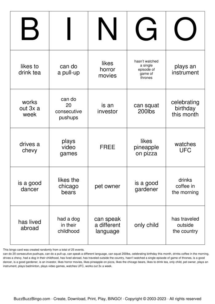 Meet Me Bingo Bingo Cards to Download, Print and Customize!