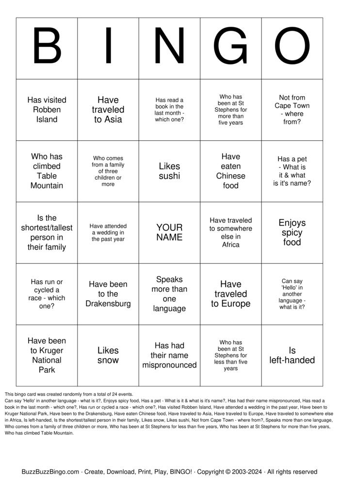 Table Mountain Bingo Packages | Cabinets Matttroy