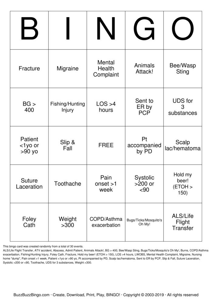Room Bingo