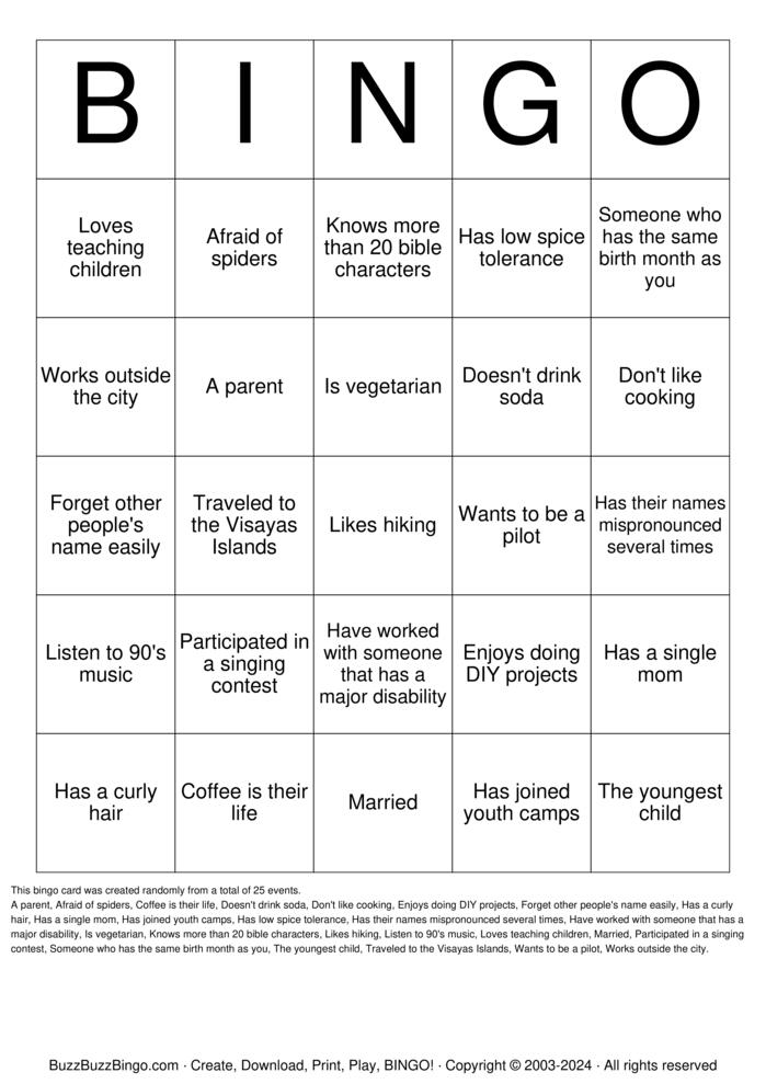 Diversity Bingo Cards to Download, Print and Customize!