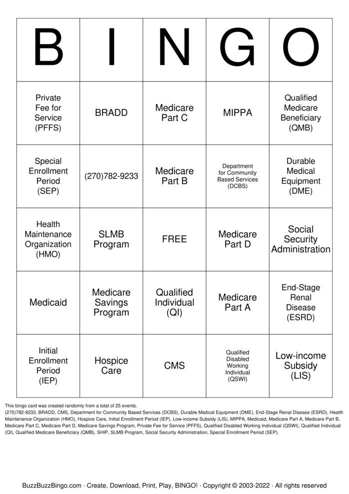 Custom Bingo Cards to Download, Print and Customize!