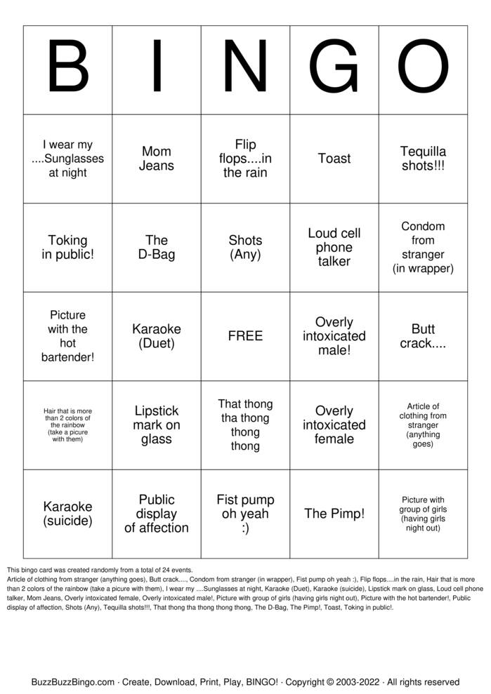 Rodeo Inn Bingo Bingo Cards to Download, Print and Customize!