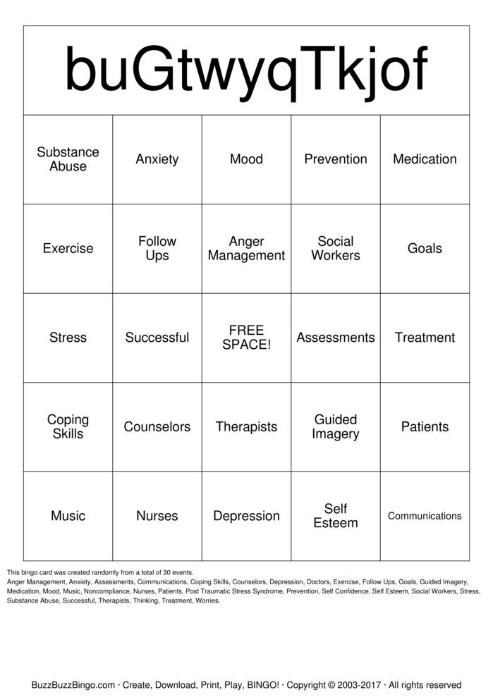 Custom Bingo Cards to Download, Print and Customize!