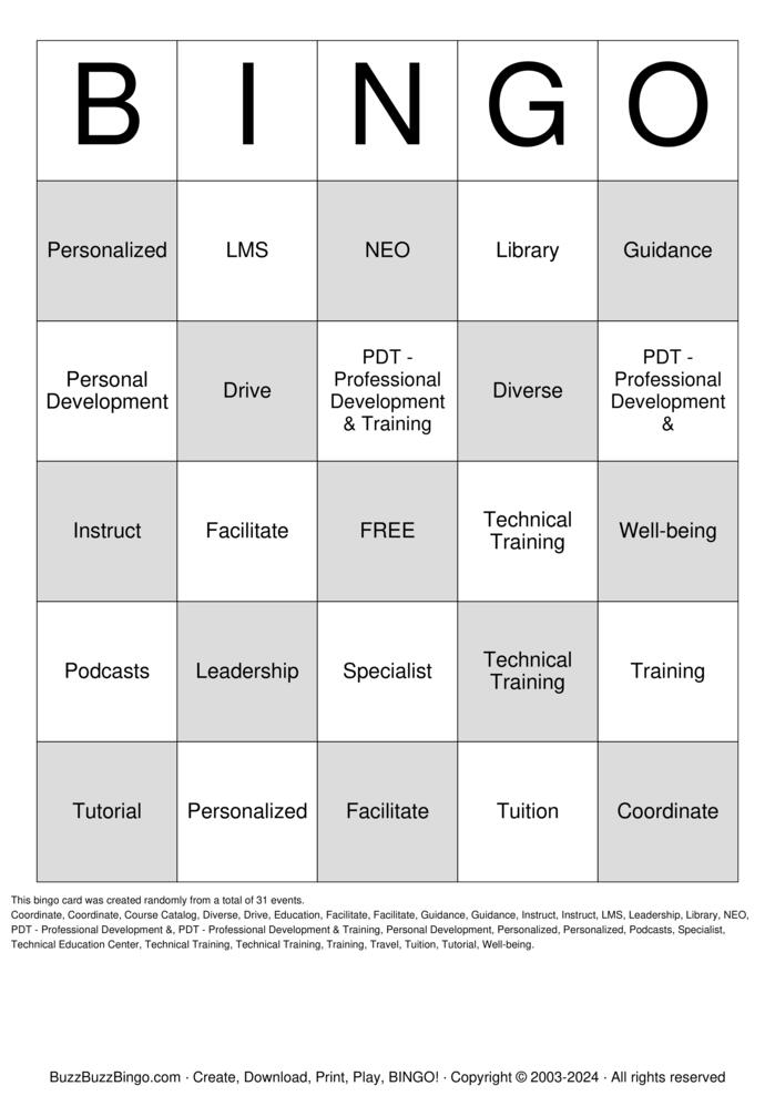 HR Buzzword Bingo Cards to Download, Print and Customize!