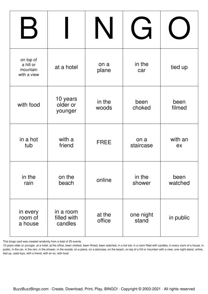 S.A.U.S BINGO Bingo Cards to Download, Print and Customize!