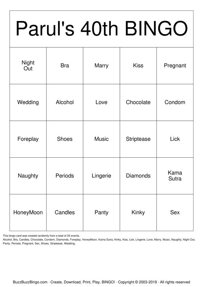 40th Bingo Cards to Download, Print and Customize!