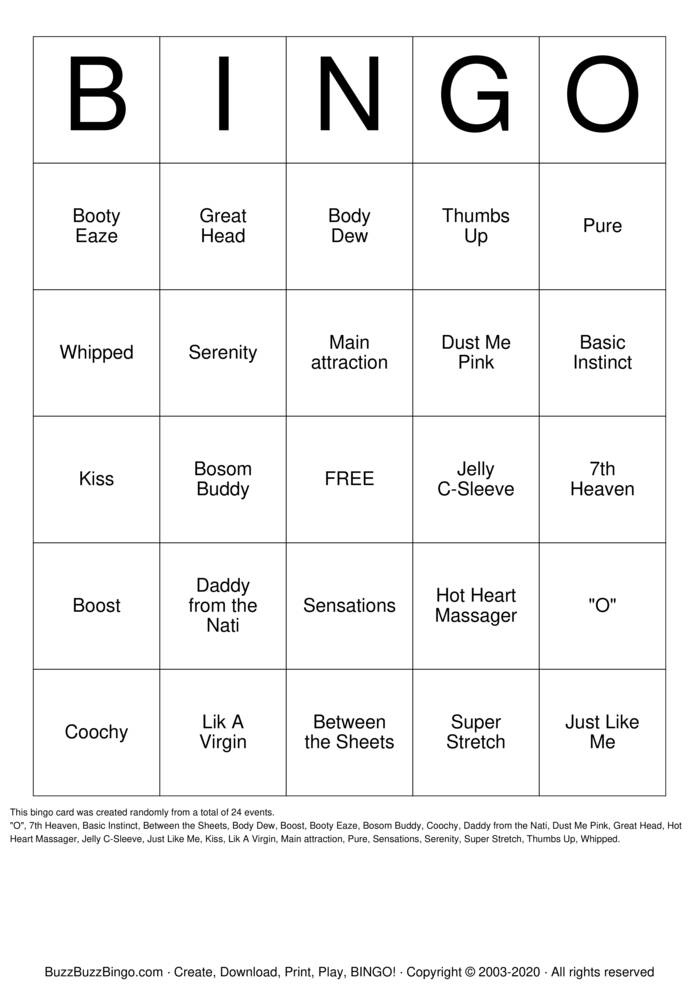 PURE ROMANCE Bingo Cards to Download, Print and Customize!