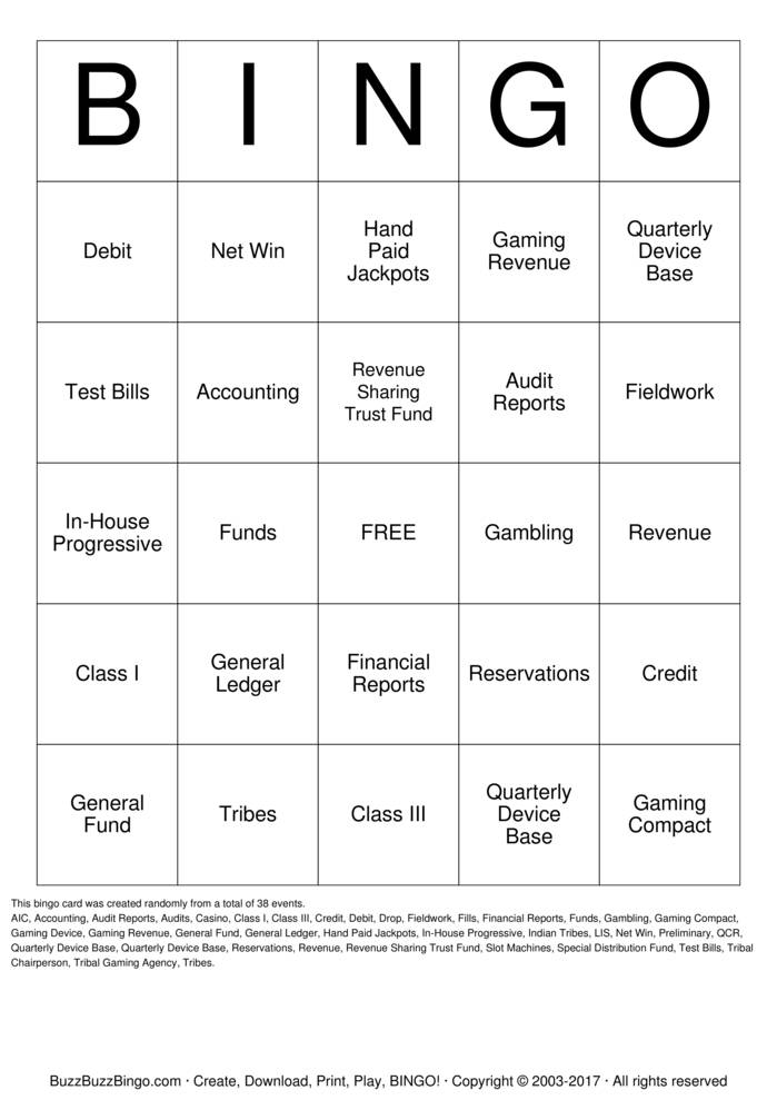 Tribe Audit Bingo Cards to Download, Print and Customize!