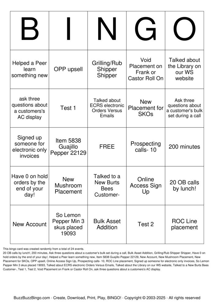12X12 Bingo Cards to Download, Print and Customize!
