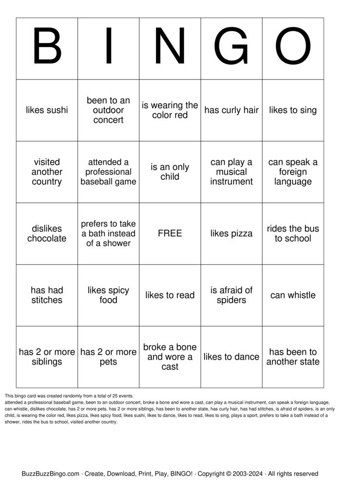 Custom Bingo Cards to Download, Print and Customize!