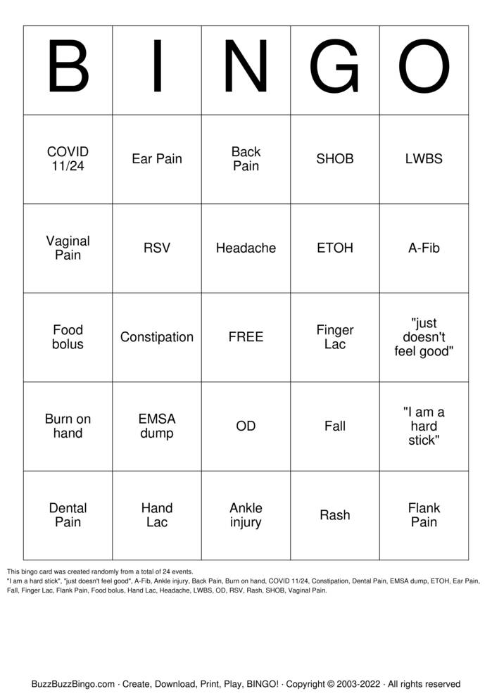 Custom Bingo Cards to Download, Print and Customize!
