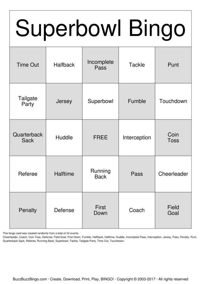 Custom Bingo Cards to Download, Print and Customize!