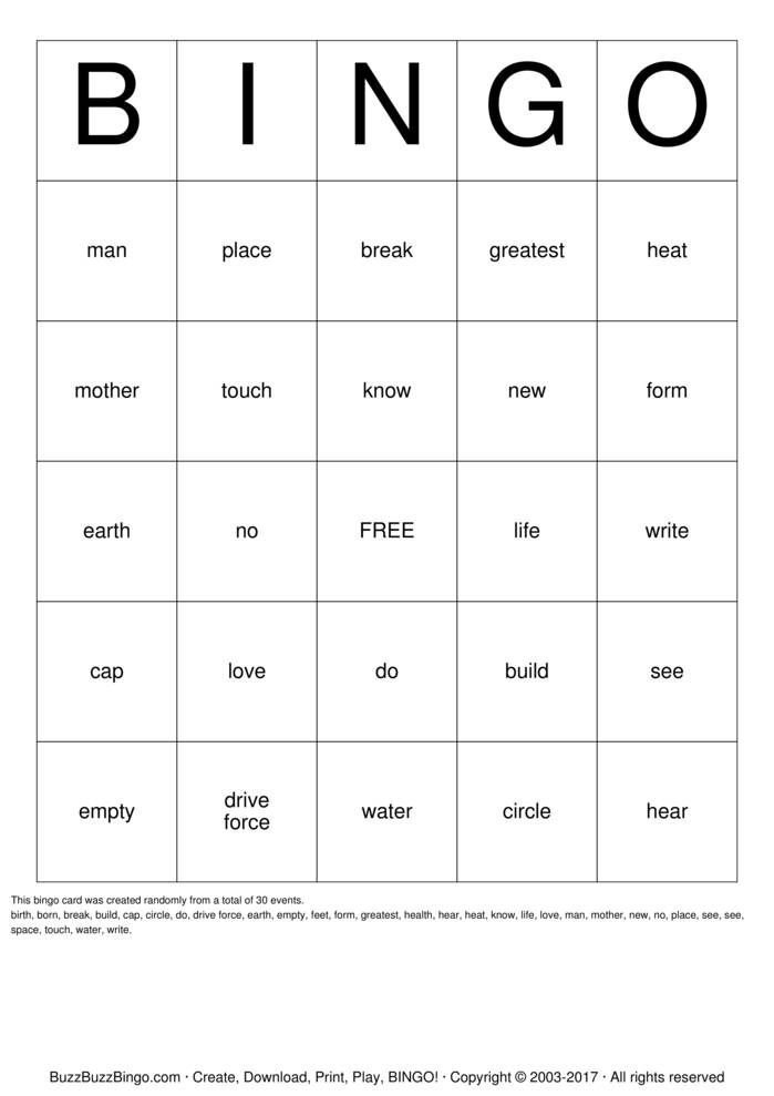 Greek and Latin Roots Bingo Cards to Download, Print and Customize!