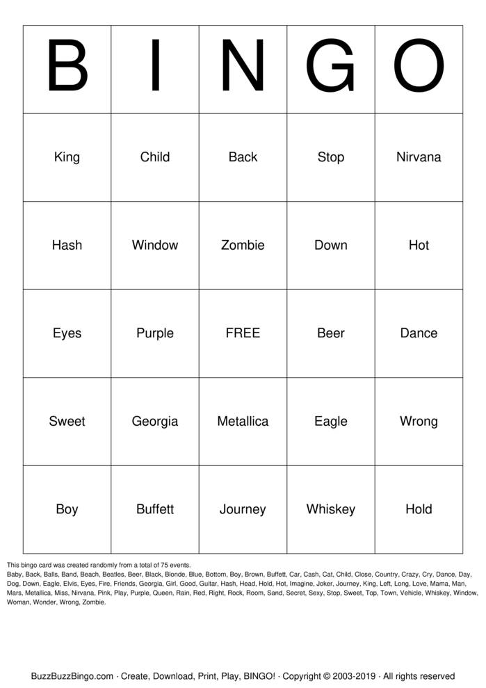 Big Cat Bingo Cards to Download, Print and Customize!