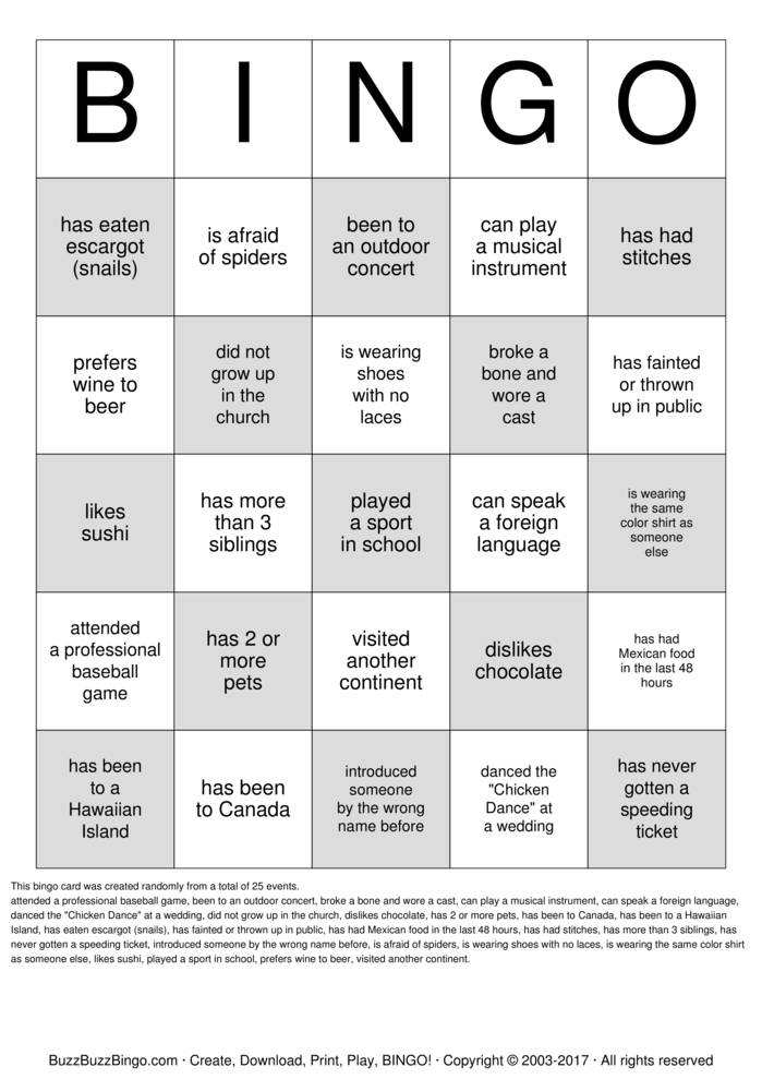 Find Someone Who Bingo Cards To Download Print And Customize Find Someone Who Bingo Cards To Download Print And Customize