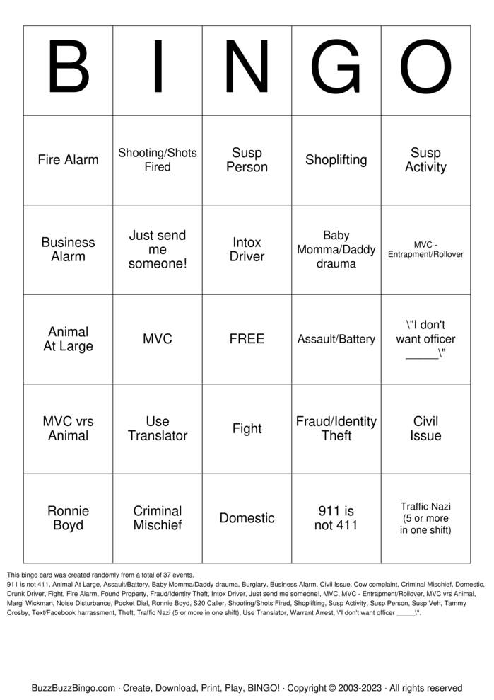 Custom Bingo Cards to Download, Print and Customize!
