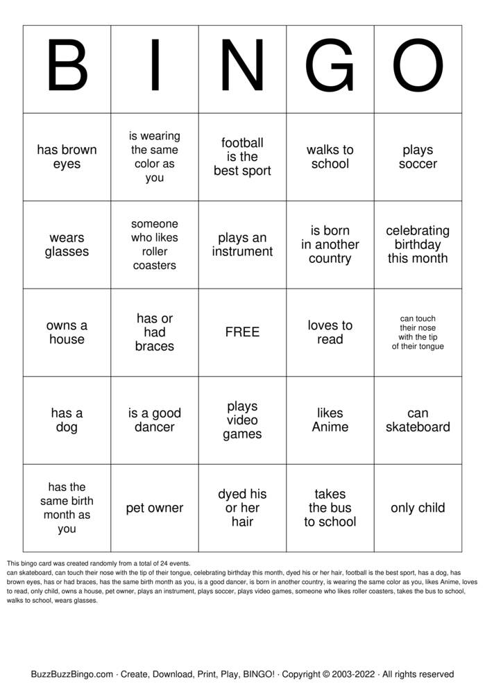 Meet Me Bingo Bingo Cards to Download, Print and Customize!