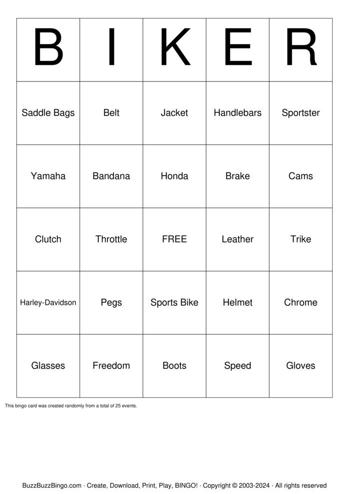 Southern Street Vixens Bingo Cards to Download, Print and Customize!