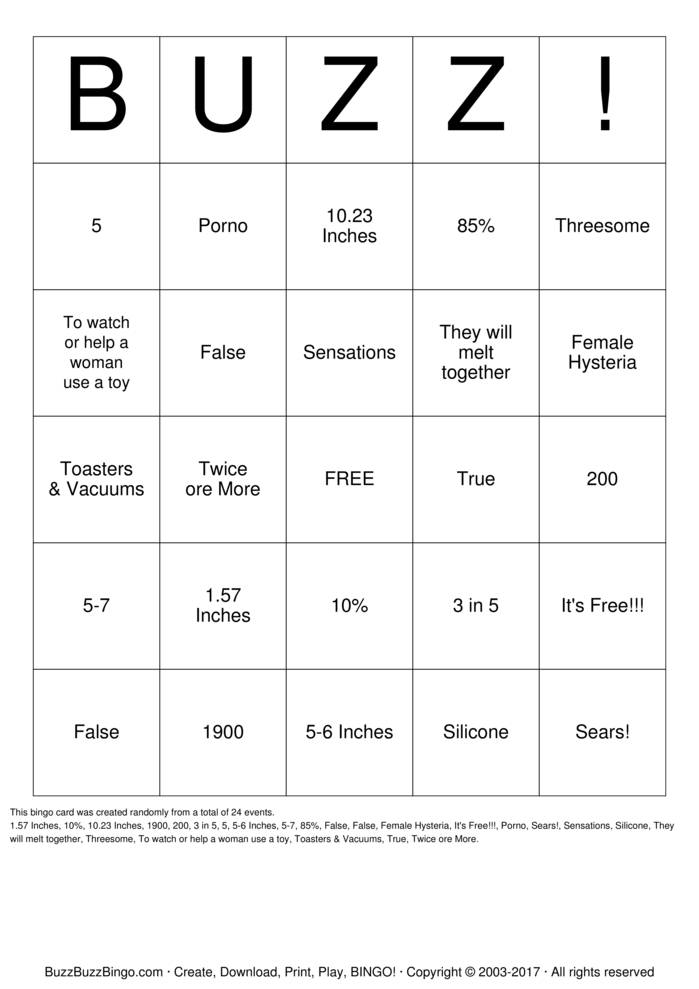 PURE ROMANCE Bingo Cards to Download, Print and Customize!