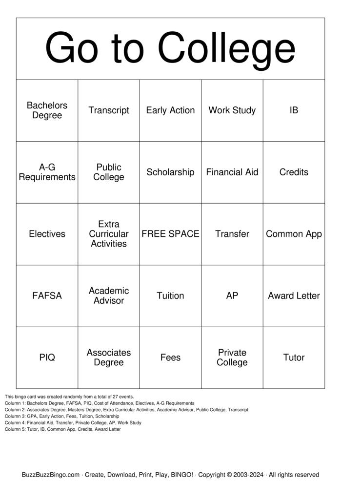 Write On Version 8 Bingo Cards to Download, Print and Customize!