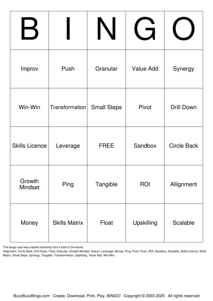 Cold Call Blitz Bingo Cards to Download, Print and Customize!