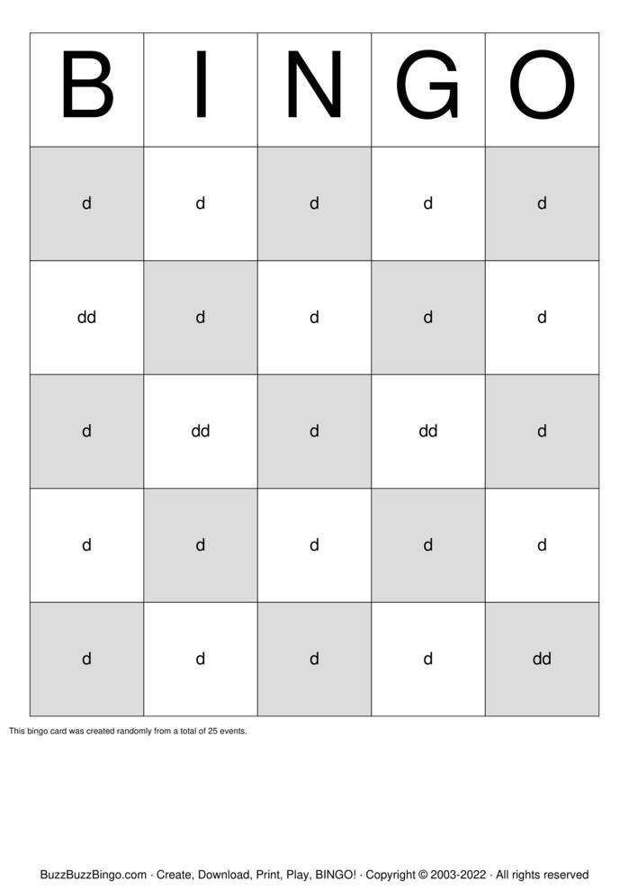 Career Bingo Bingo Cards to Download, Print and Customize!