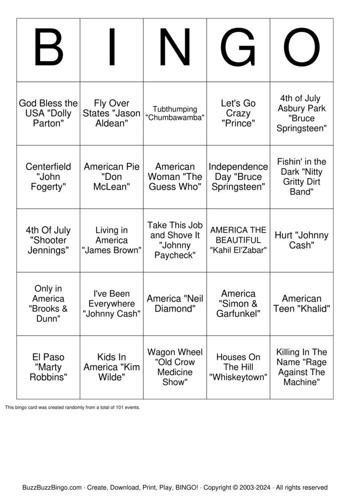 Custom Bingo Cards to Download, Print and Customize!