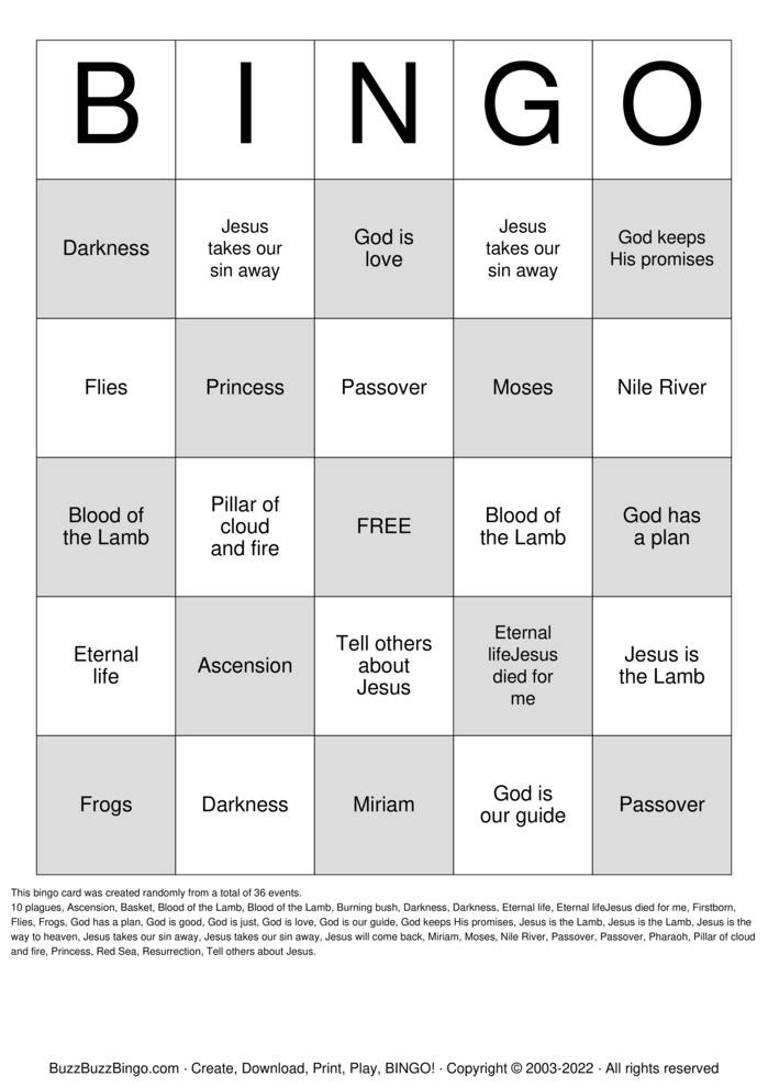VBS 2022 Bingo Cards to Download, Print and Customize!