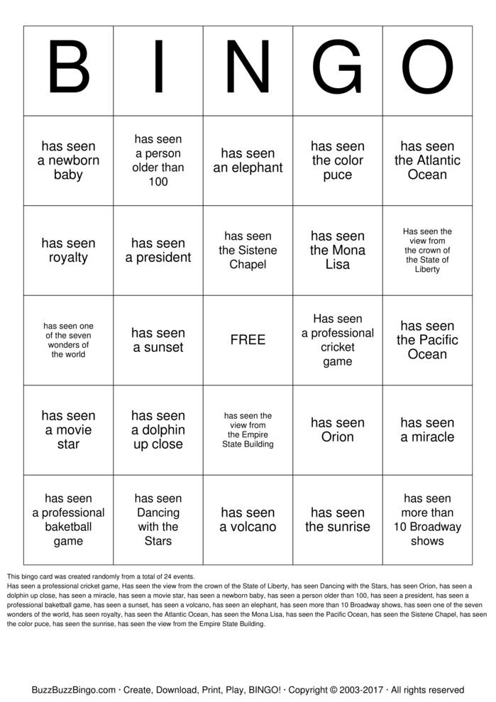 ICEBREAKER BINGO Bingo Cards to Download, Print and Customize!