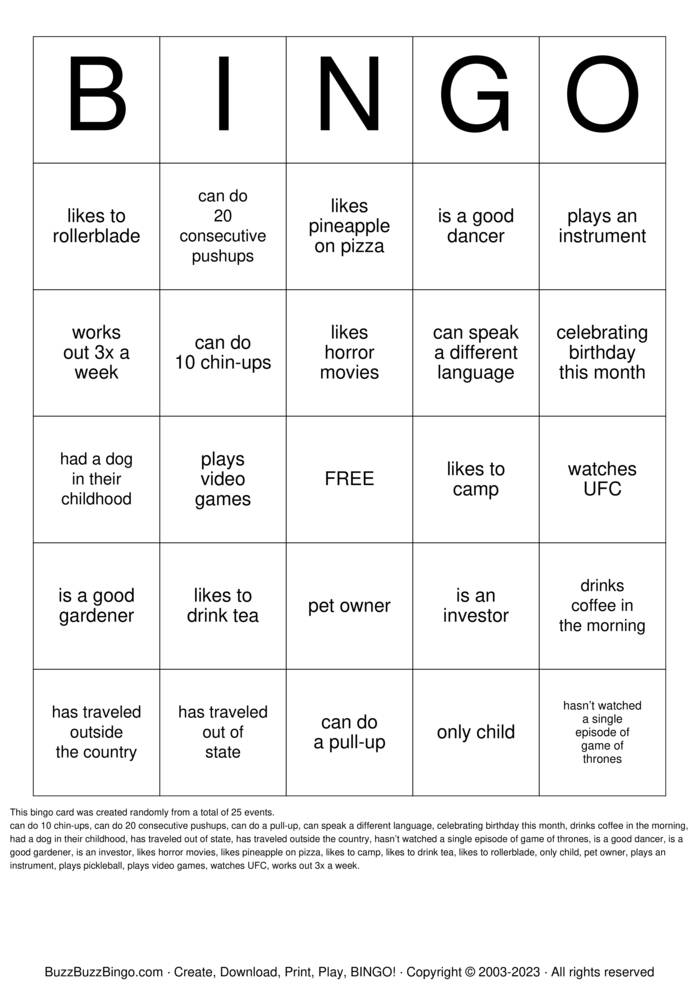Meet Me Bingo Bingo Cards to Download, Print and Customize!