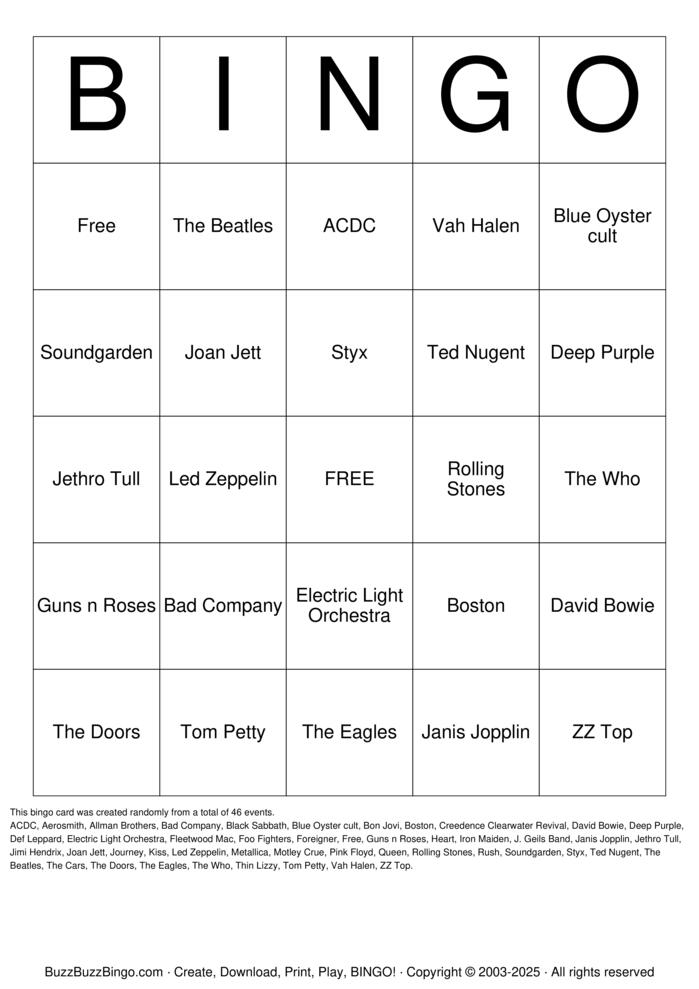 Custom Bingo Cards to Download, Print and Customize!
