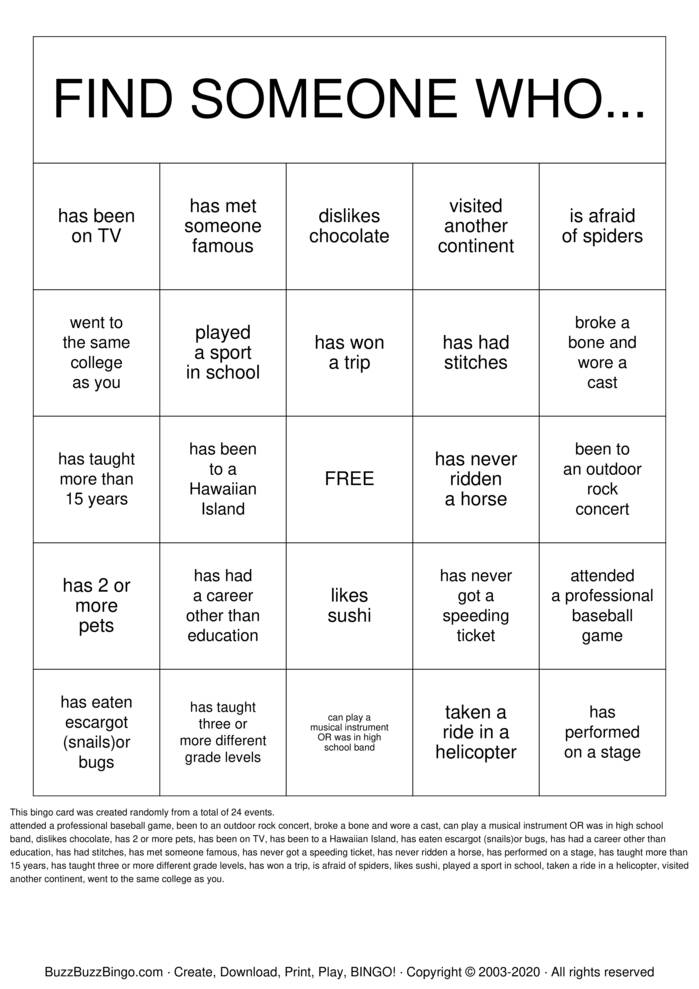 EES STAFF Bingo Cards To Download Print And Customize EES STAFF Bingo Cards To Download Print And Customize